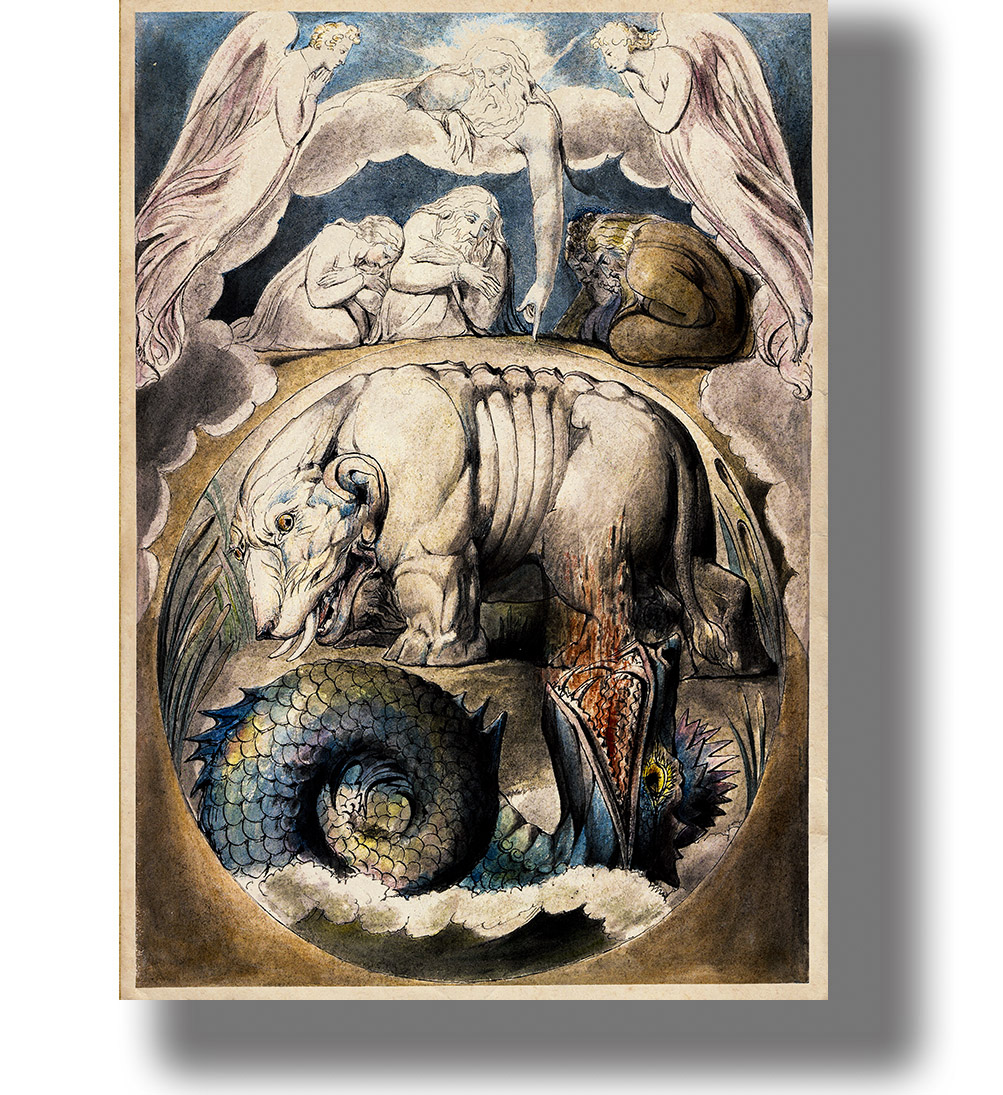 Behemoth and Leviathan. William Blake artwork. Esoteric art | Inspire ...