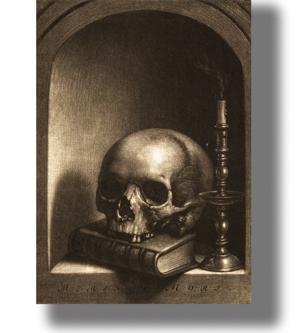 Vanitas. Still life with a skull. Reproduction in the Baroqu - Inspire ...