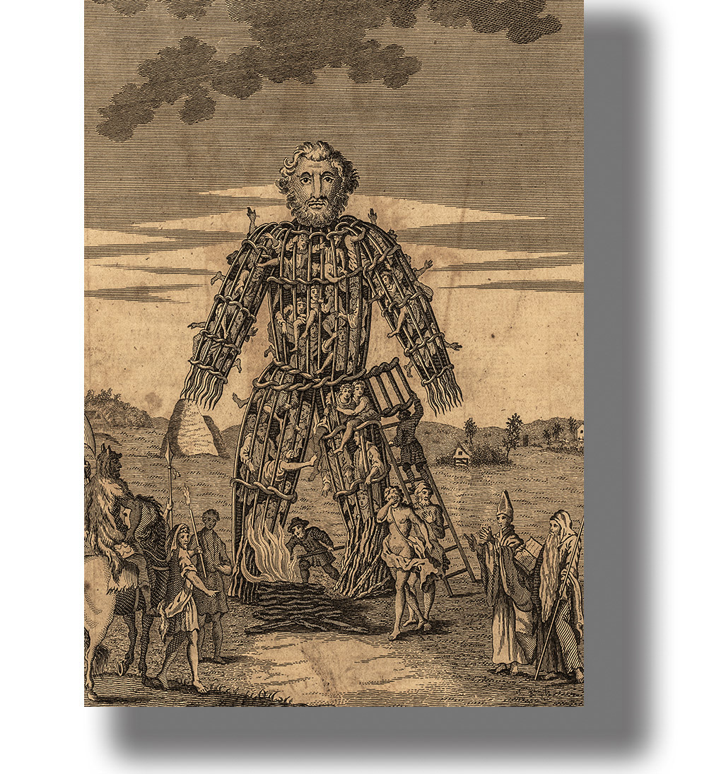 The Wicker Man of the Druids. Pagan aesthetic artwork. Celti - Inspire ...