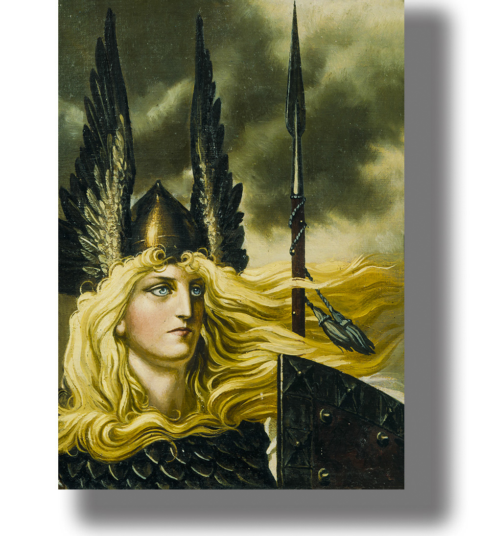 Warrior Maiden from Valhalla Valkyrie. A mythological art fr | Inspire ...