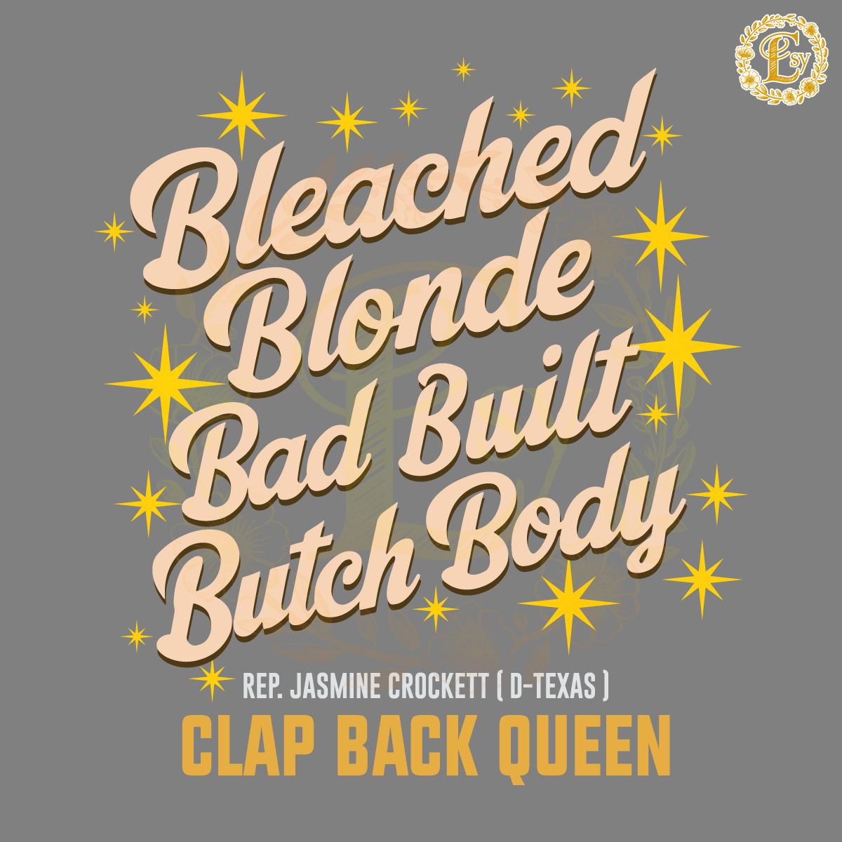 Bleached Blonde Bad Built Butch Body SVG | Inspire Uplift