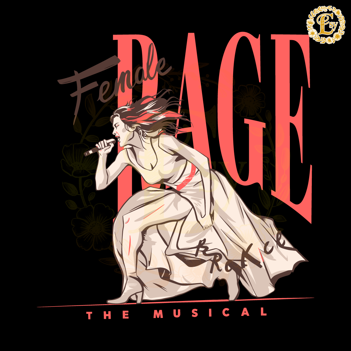 Retro Female Rage The Musical SVG Digital Download Files Dig | Inspire ...