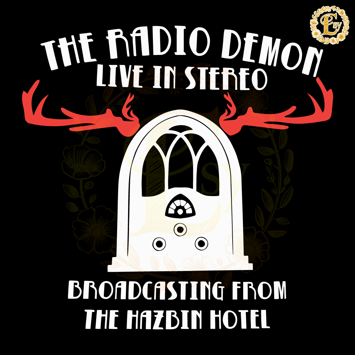Hazbin Hotel, Alastor The Radio Demon Digital Download Files | Inspire ...