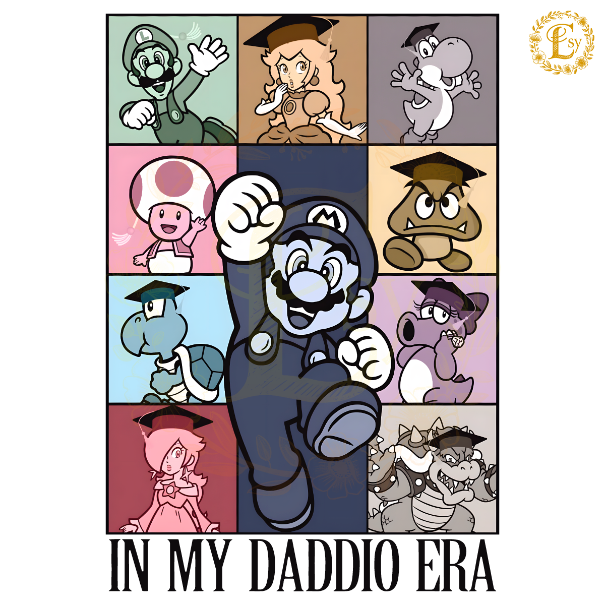 Super Mario In My Daddio Era PNG Digital Download Files Digi | Inspire ...