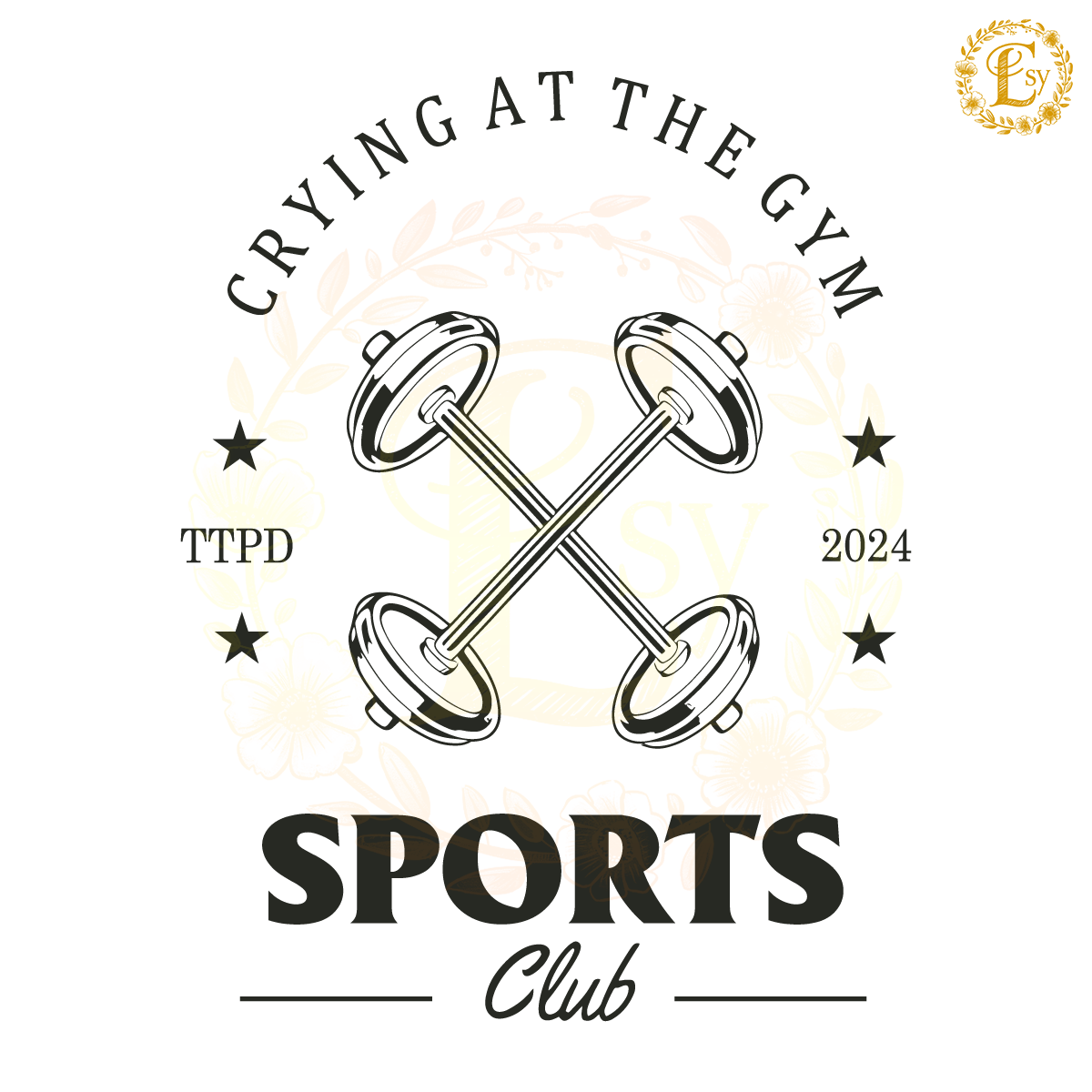 Crying At The Gym Sports Club TTPD SVG Digital Download File | Inspire ...