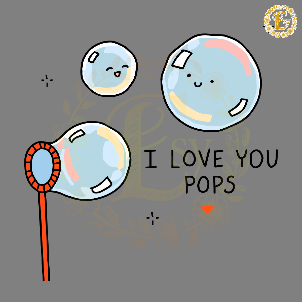 I Love You Pops Cute Fathers Day SVG Digital Download Files | Inspire ...
