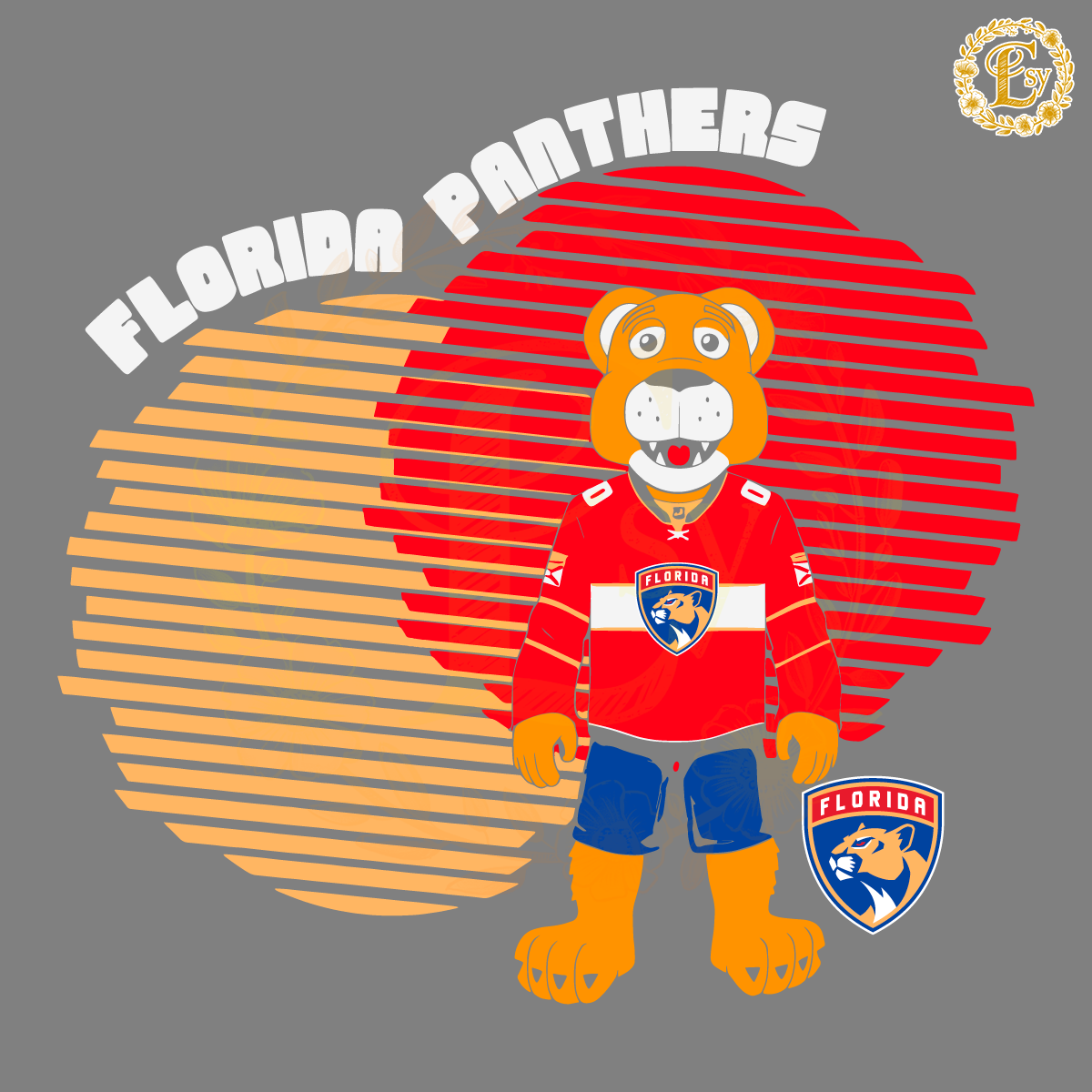 Tiger Florida Panthers NHL Hockey Team SVG | Inspire Uplift