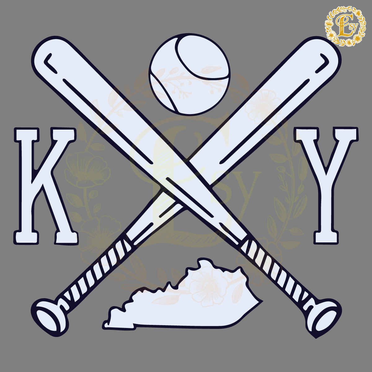Kentucky Baseball Logo SVG Digital Download Files | Inspire Uplift