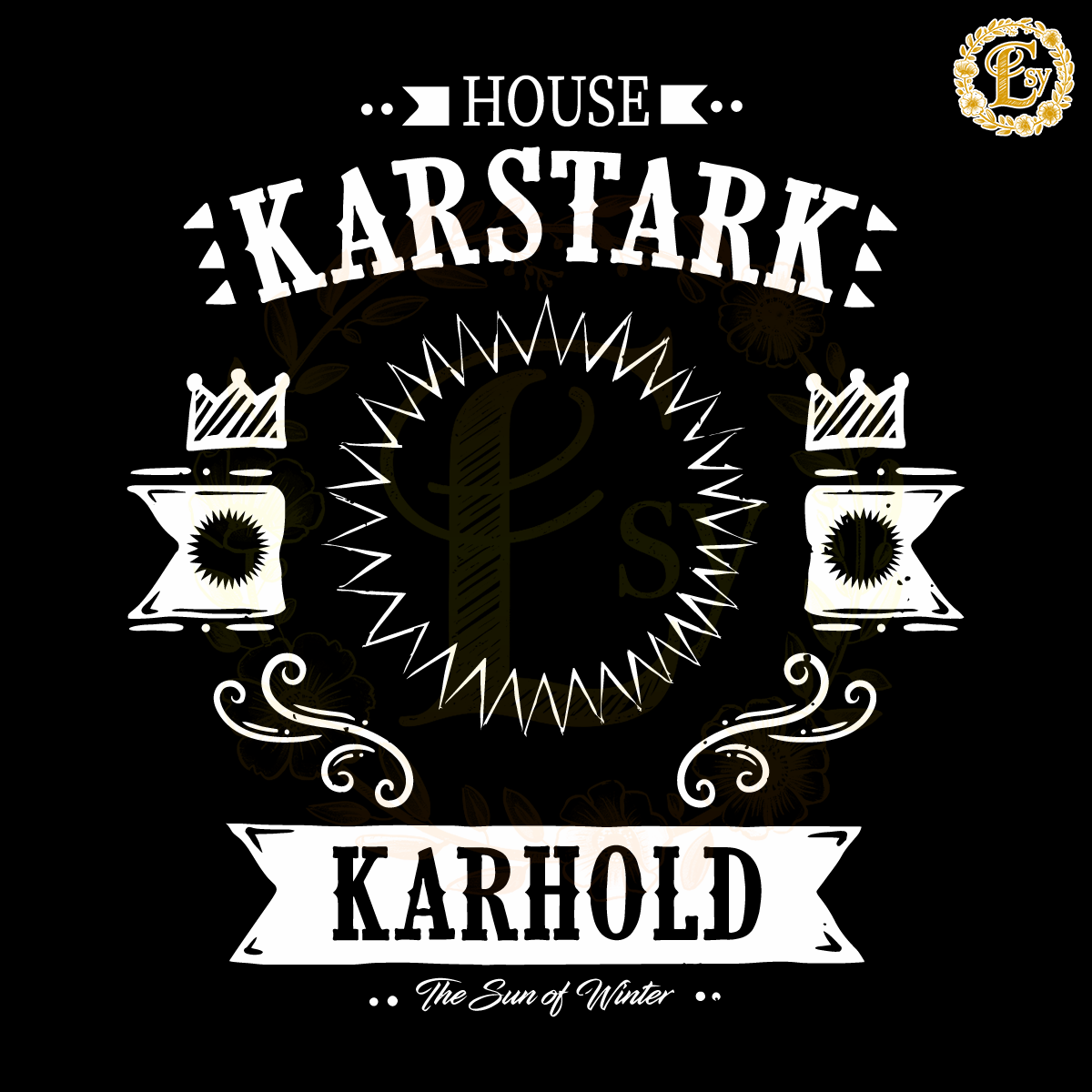 House Karstark Karhold The Sun Of Winter SVG - Inspire Uplift