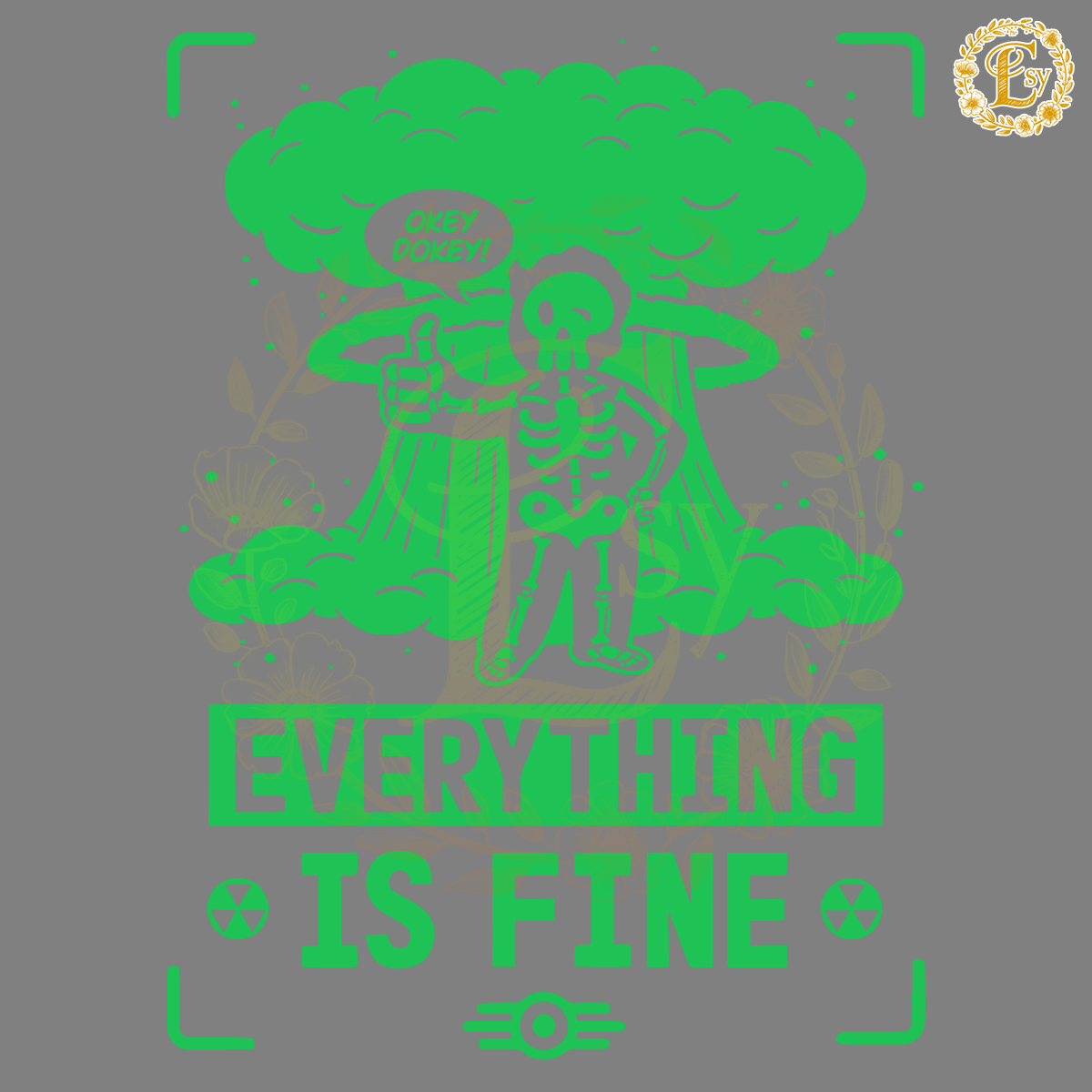 Funny Fallout Nuclear Boy Everything Is Fine SVG | Inspire Uplift