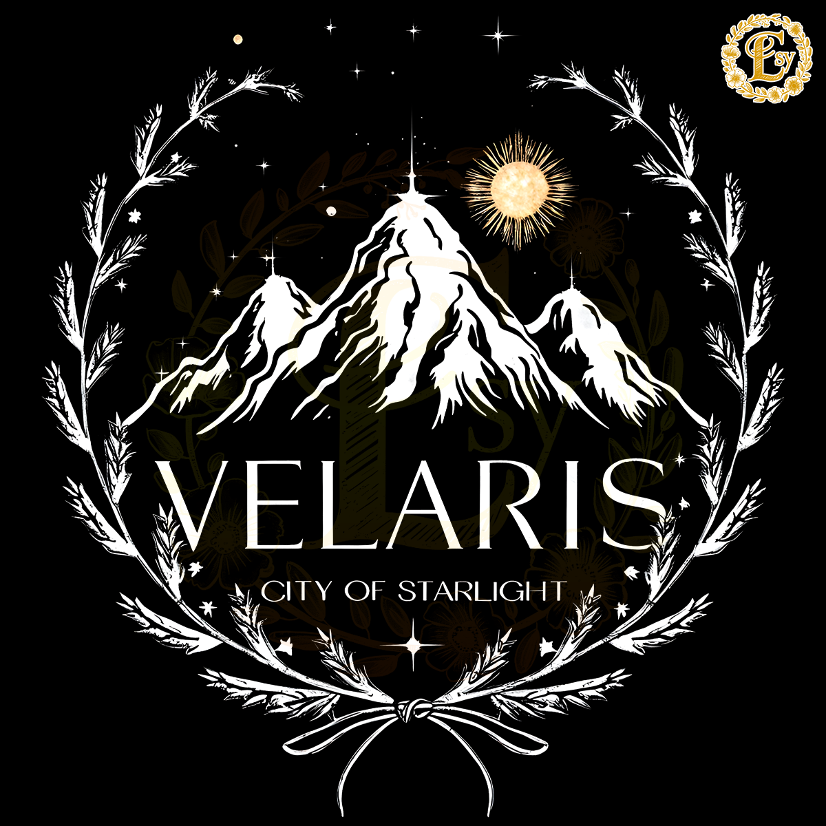 Retro Velaris City Of Star PNG Digital Download Files | Inspire Uplift