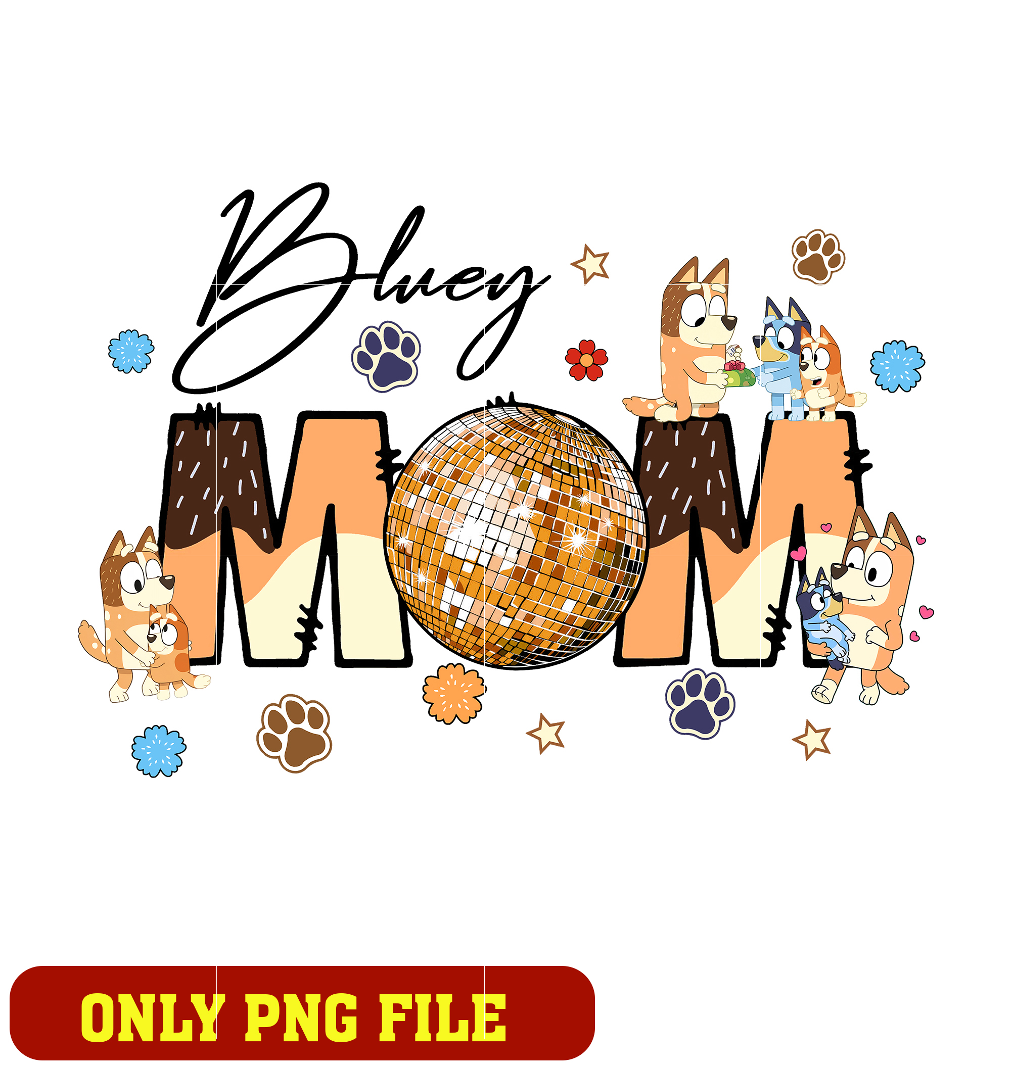 Bluey mom cartoon png | Inspire Uplift