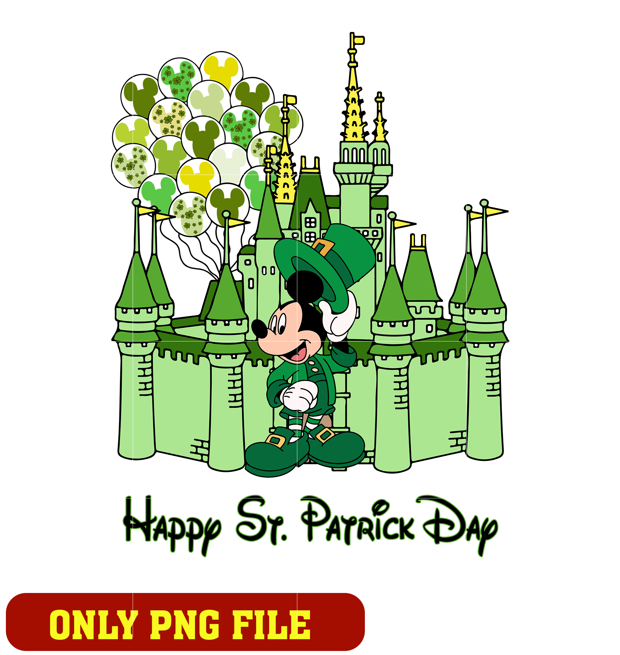 Mickey Mouse And Friends St Patricks Day png | Inspire Uplift