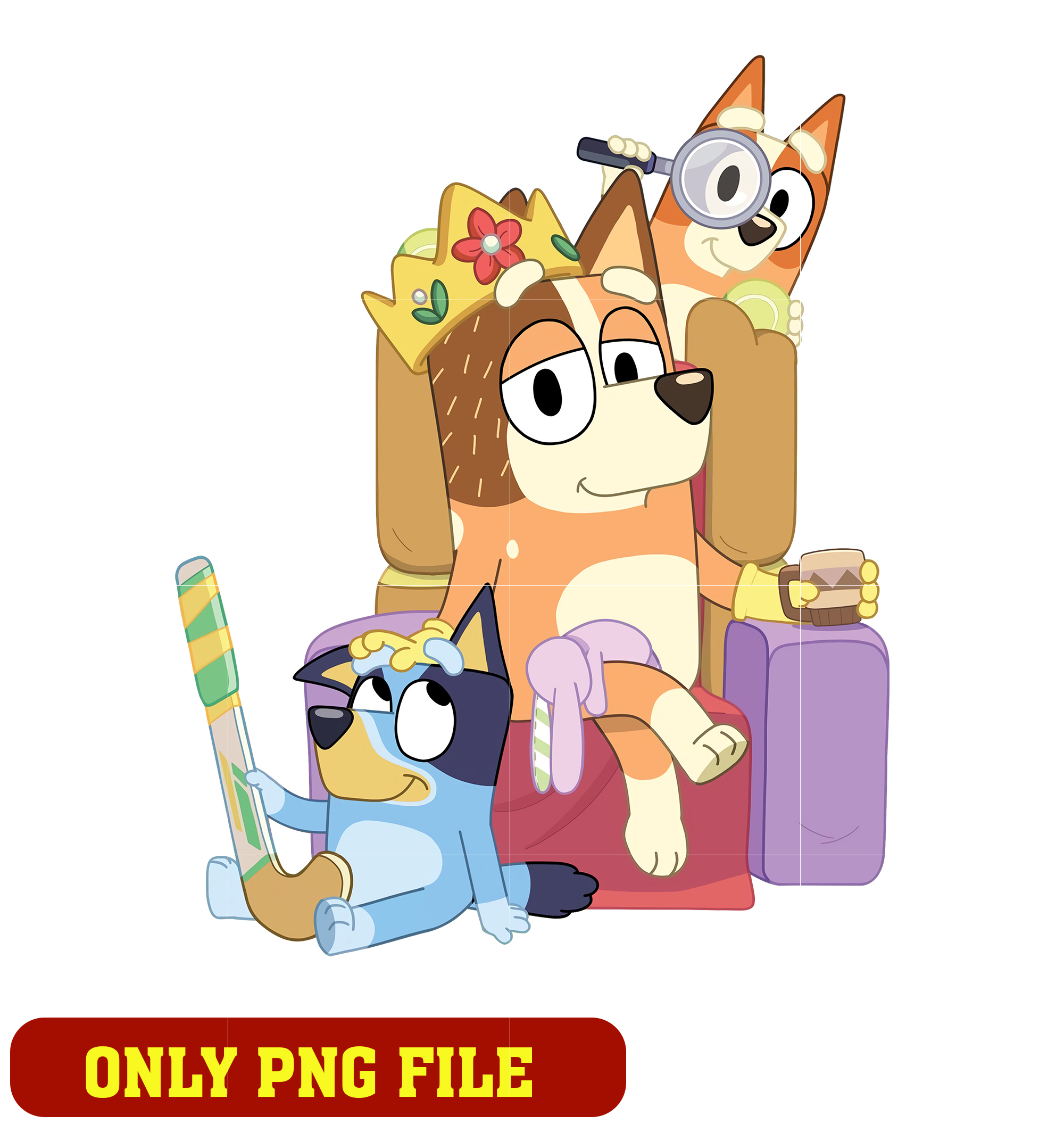 Mum Bluey Bingo cartoon png | Inspire Uplift