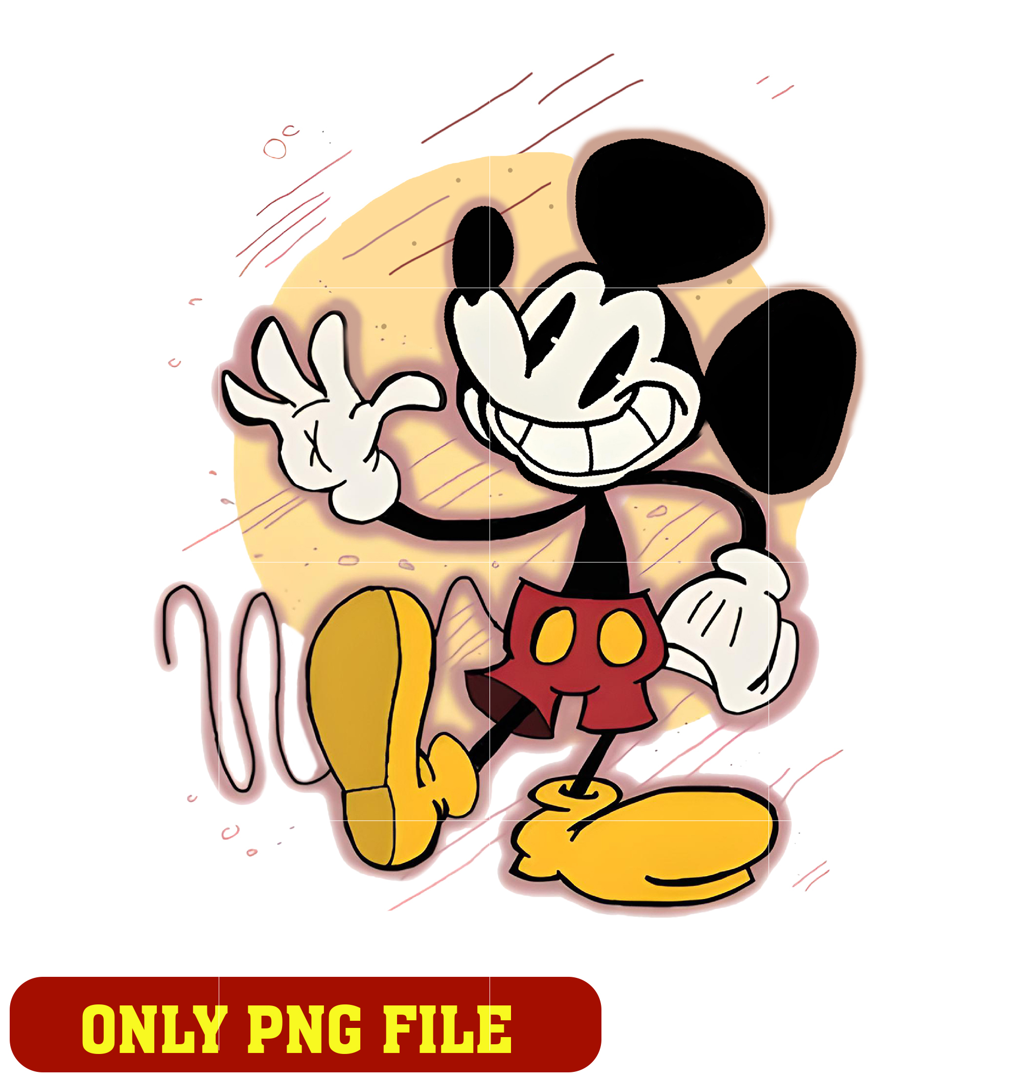 Traditional Colorful Mickey Mouse Waving png | Inspire Uplift