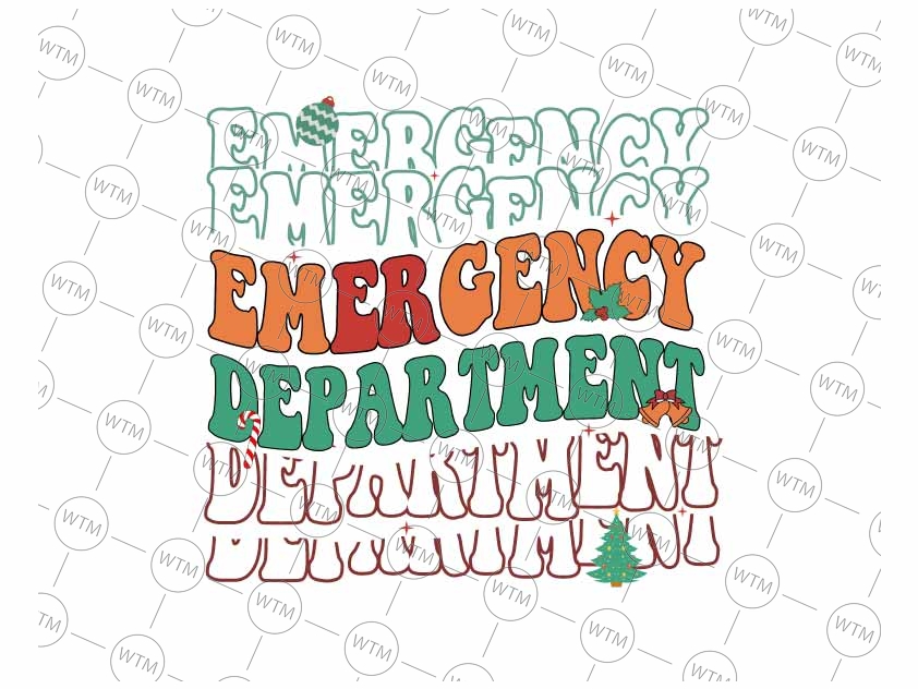 Custom Emergency Department Christmas Svg, ER Nurse Holiday - Inspire ...