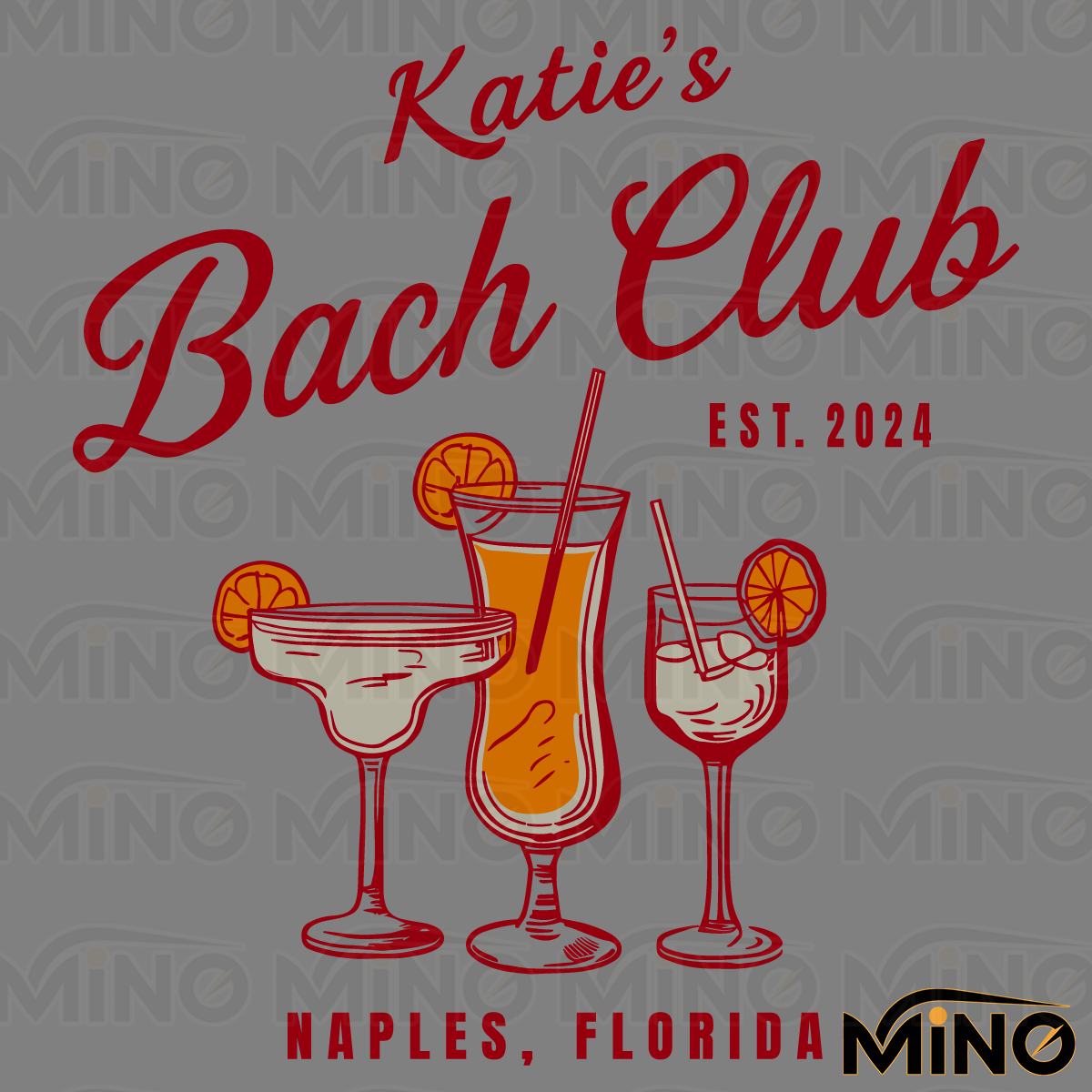 The Bach Club Bachelorette Naples Florida Svg - Inspire Uplift
