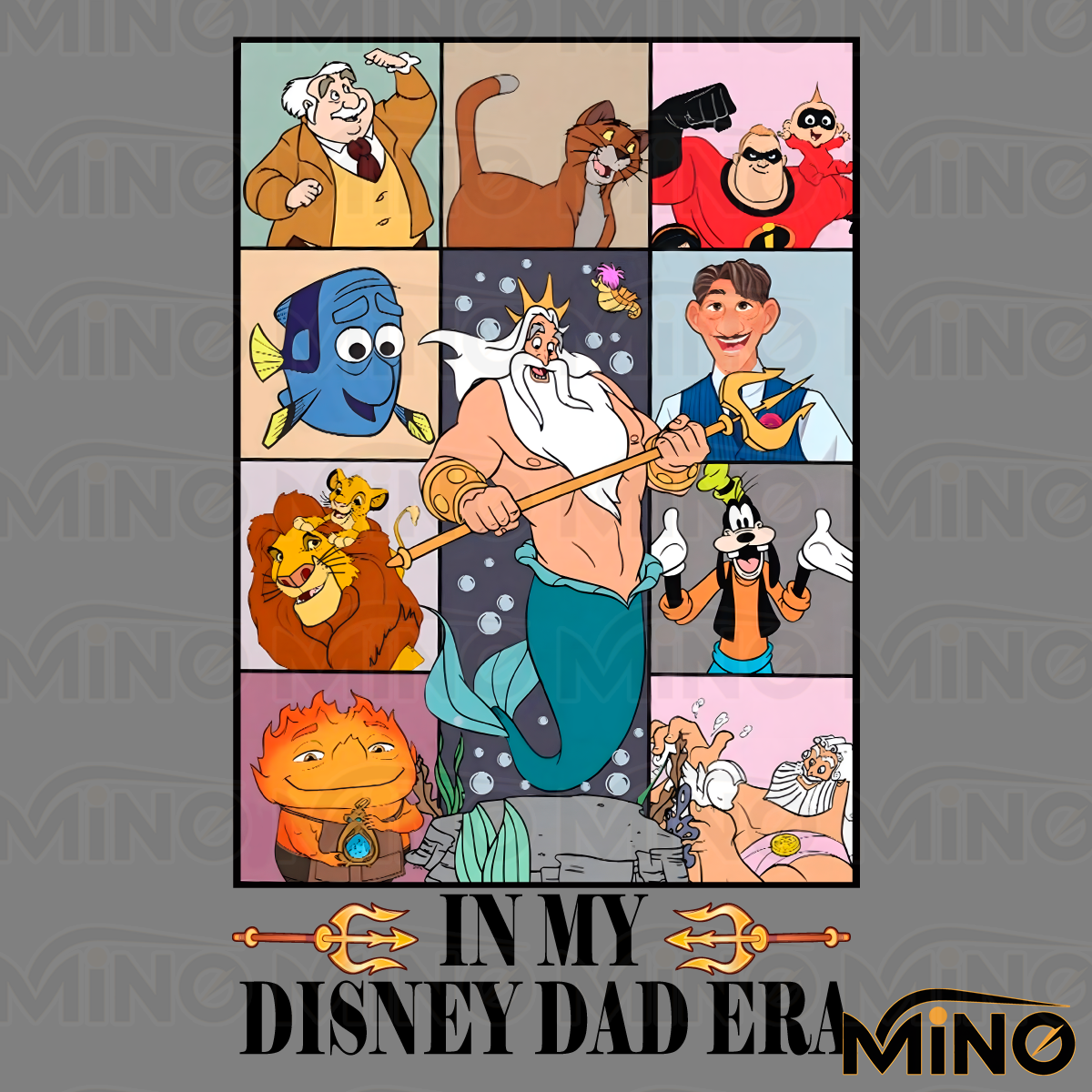 Vintage In My Disney Dad Era Fathers Day PNG | Inspire Uplift