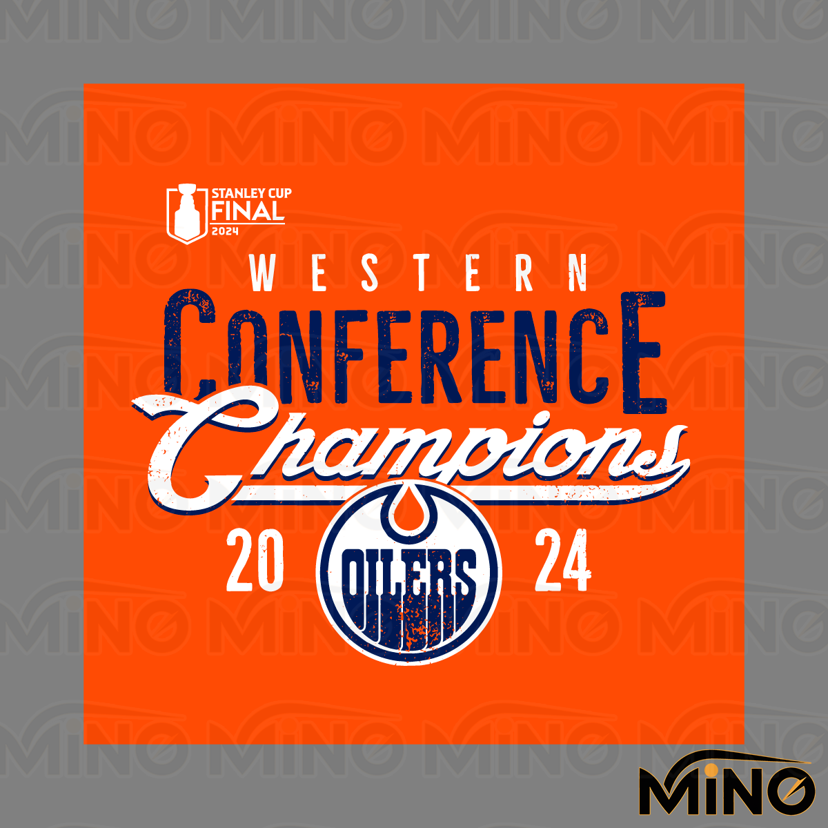 2024 Western Conference Champions Oilers Hockey SVG | Inspire Uplift