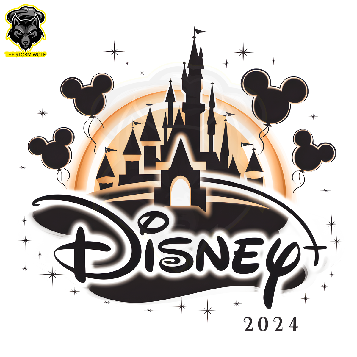 Disney 2024 Mickey Balloons PNG Digital Download Files - Inspire Uplift