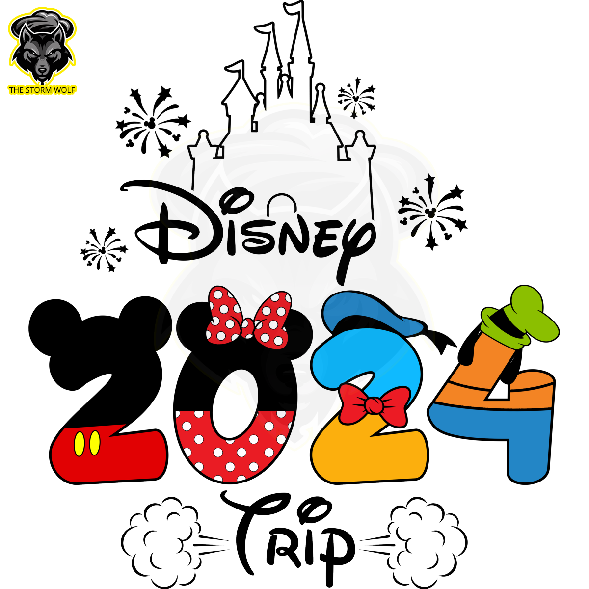 Disney 2024 Trip Magical Castle PNG Digital Download Files | Inspire Uplift