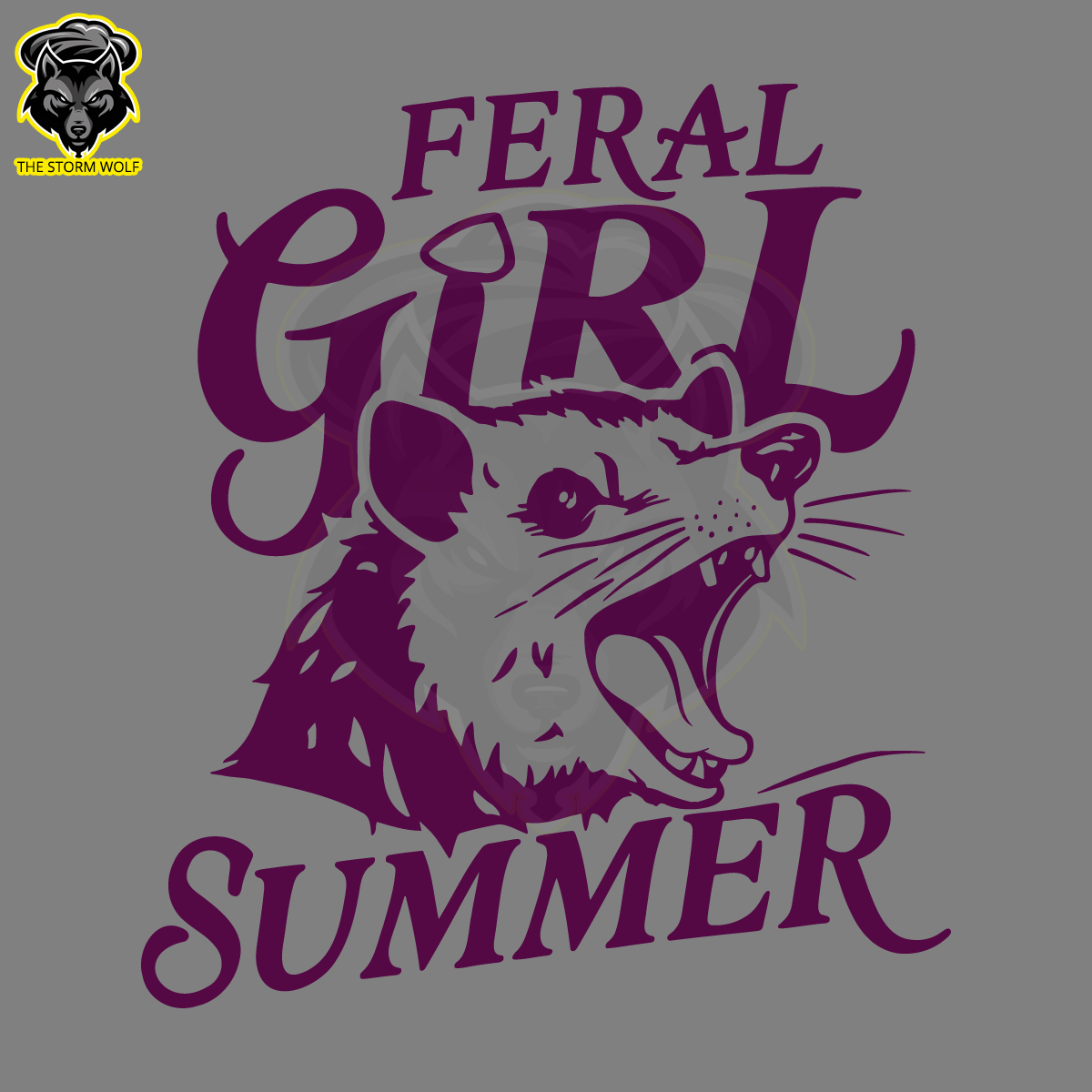 Funny Meme Feral Girl Summer SVG Digital Download Files | Inspire Uplift