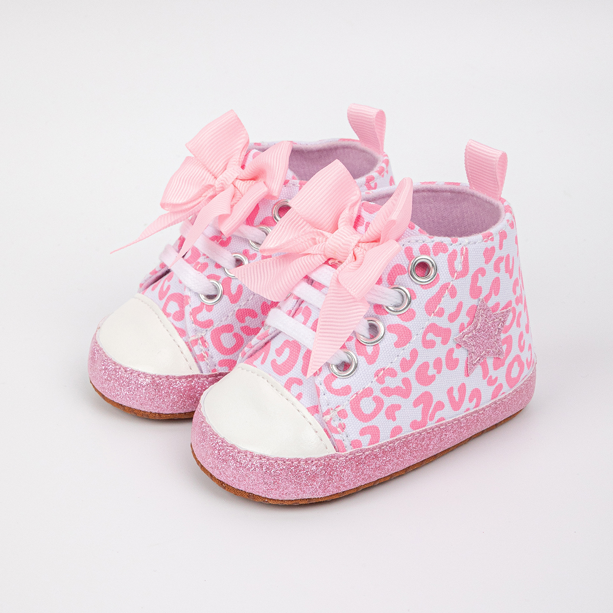 Newborn Baby High Tops Star Sneakers Moccasins | Inspire Uplift