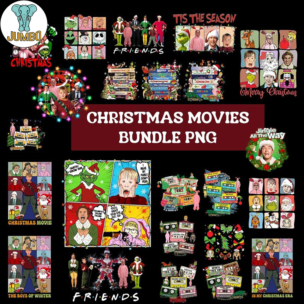 Christmas Movies Bundle Png | Inspire Uplift