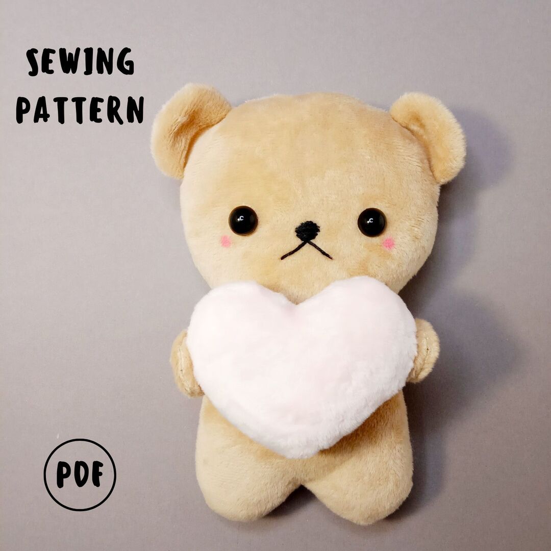 Easy Teddy Bear Pattern & Tutorial (in 2 sizes) | Inspire Uplift