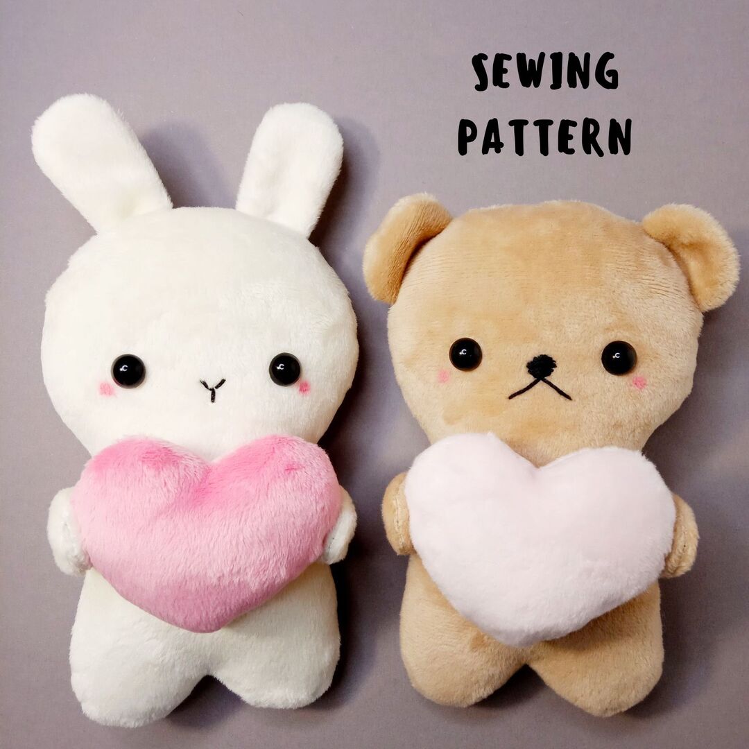 Stuffed Animal Patterns & Sewing Tutorials (Bunny, Bear) | Inspire Uplift