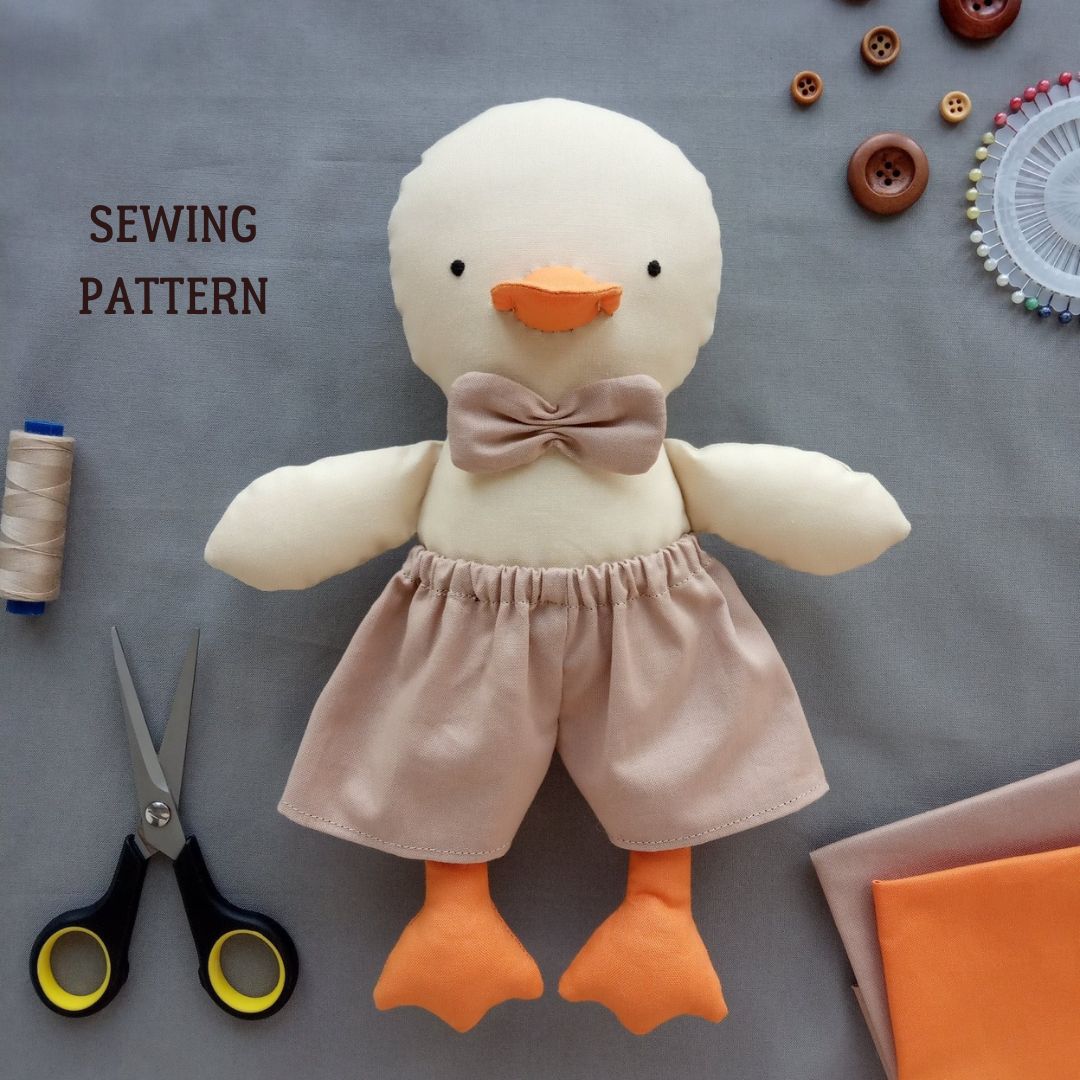 Duck Stuffed Animal Sewing Pattern | Inspire Uplift