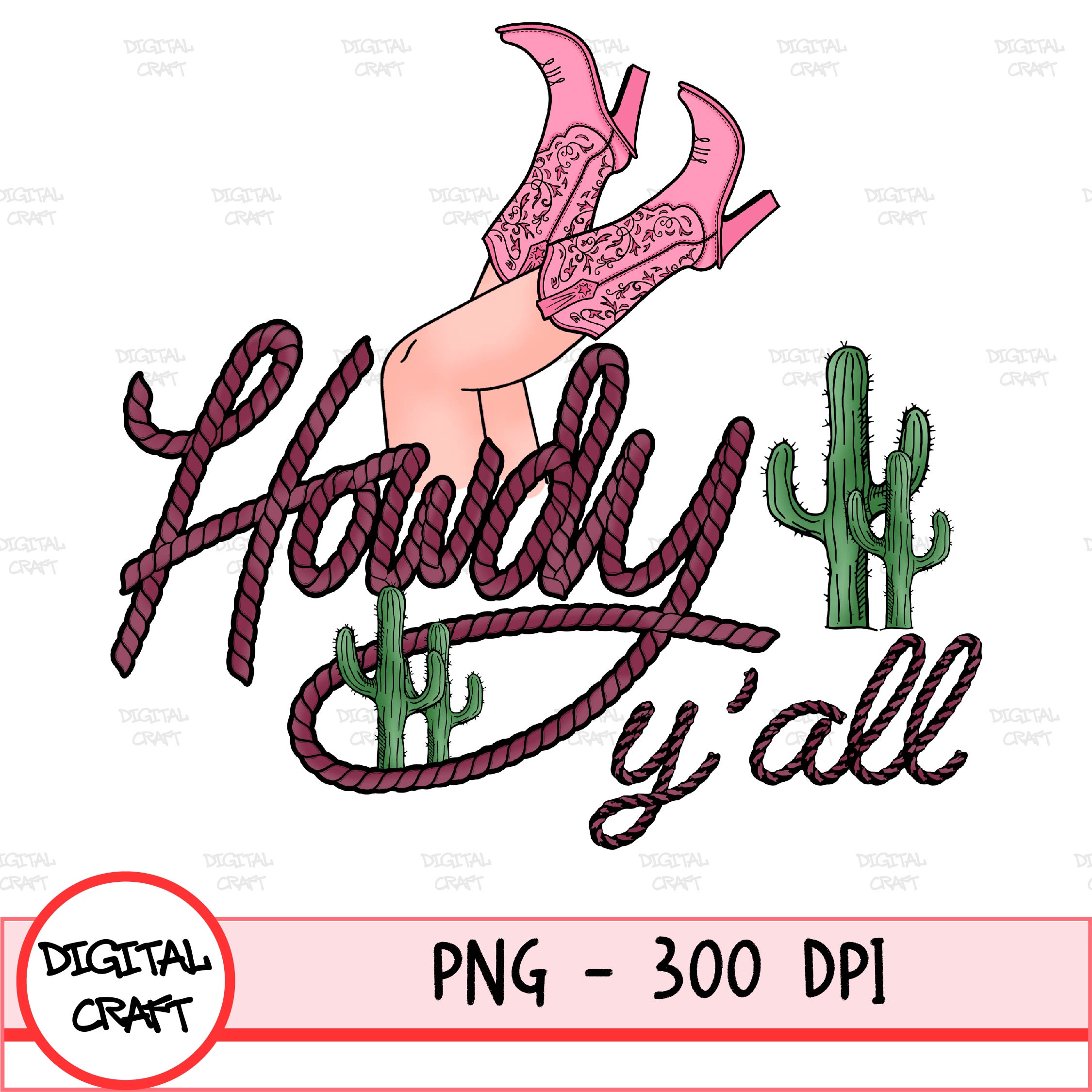 Howdy Y'all Png, Howdy Png, Howdy Sublimation, Howdy Clipart - Inspire ...