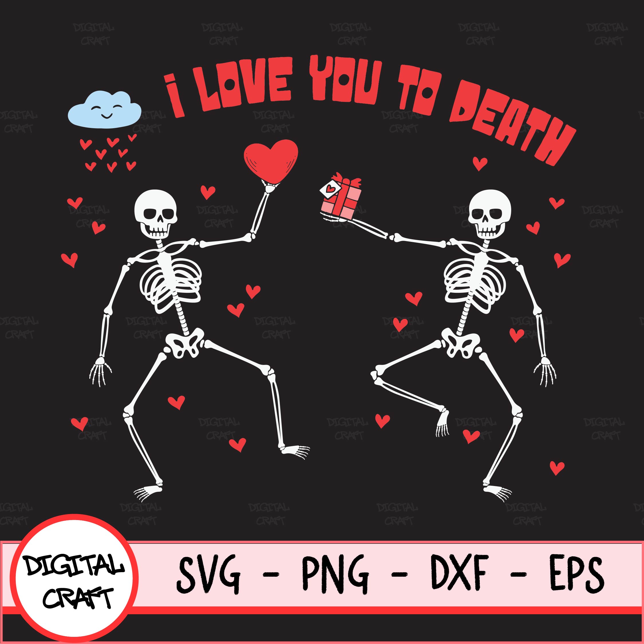 Love You To Death Svg, Skeleton Hand Svg, I Love You Svg, Sk | Inspire ...