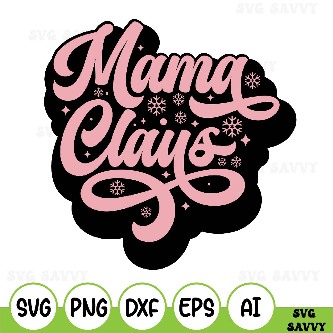 Mama And Daddy Claude Instant Download Svg File | Inspire Uplift