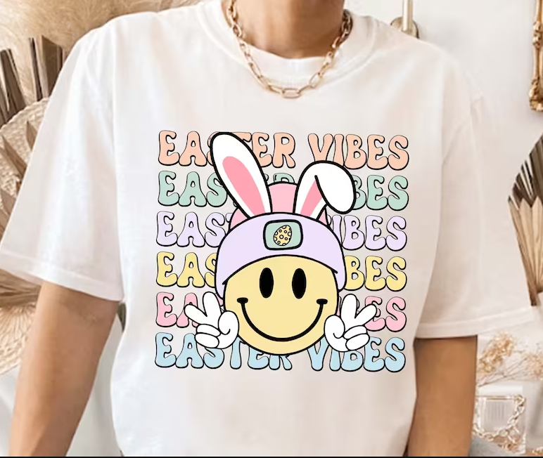 Easter Vibes png, Smiley Face png, Easter png, Easter Sublim | Inspire ...