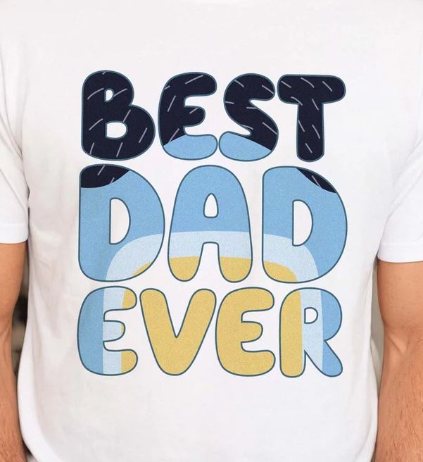 Bluey Best Dad Ever Png, Bluey Dad Png, Bandit Cool Dad Club | Inspire ...