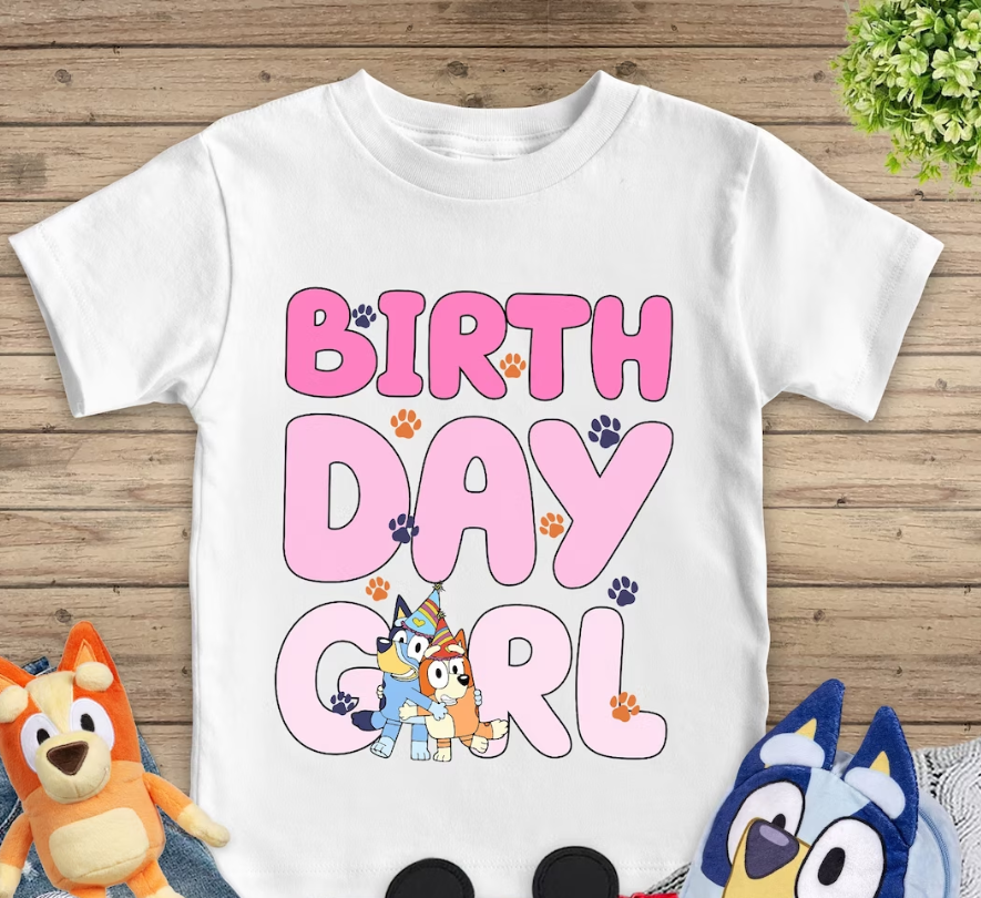 Bluey Birthday Girl Svg, Bluey Theme Party Svg, Bluey Bingo | Inspire ...