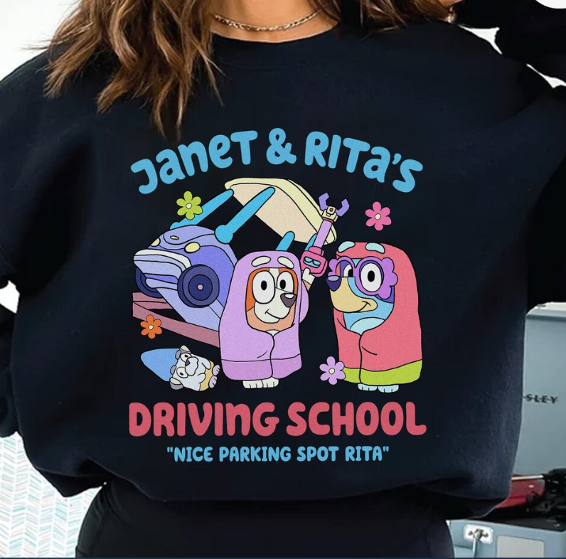 Bluey and Bingo Janet and Rita Driving School Nice Parking S | Inspire ...