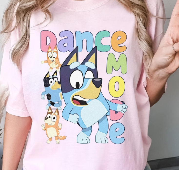 Bluey Dance Mode SweaSvg, Bluey Birthday Svg, Bluey Friends | Inspire ...