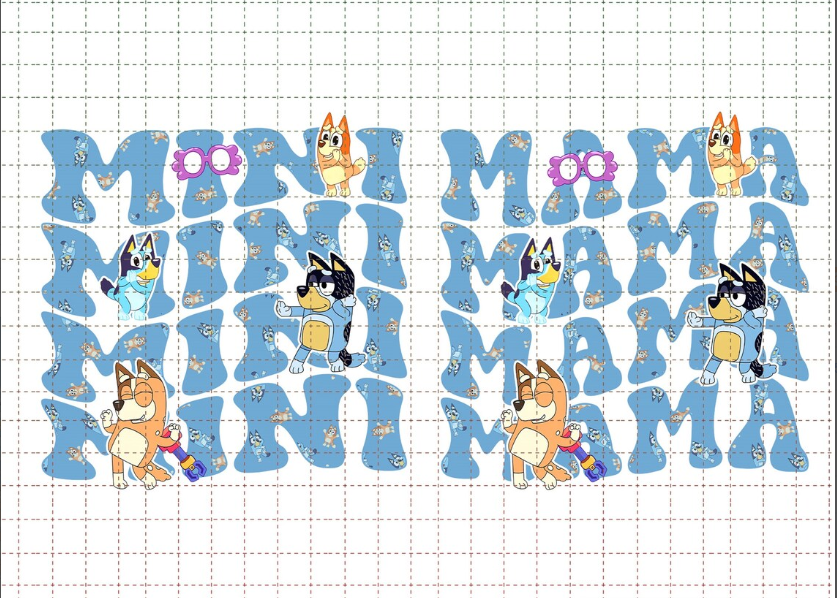 Bluey Mama Mini Bundle Png | Heeler Family Png | Bluey Carto | Inspire ...