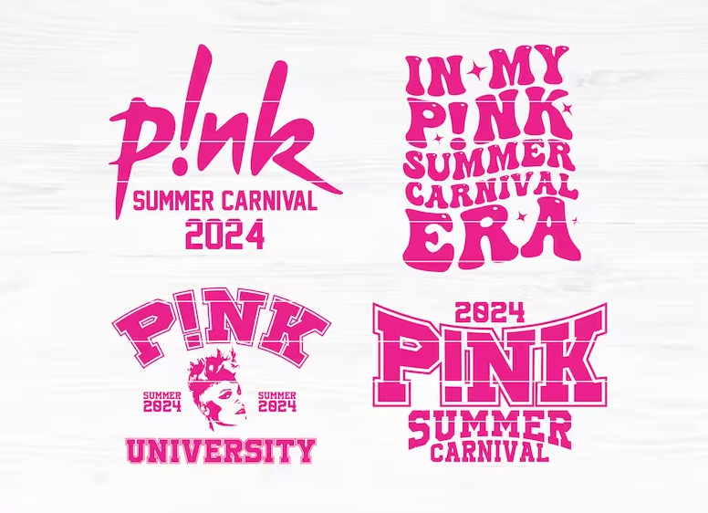 P!nk Summer Carnival 2024 SVG PNG I Pink Singer 2024 World T | Inspire ...