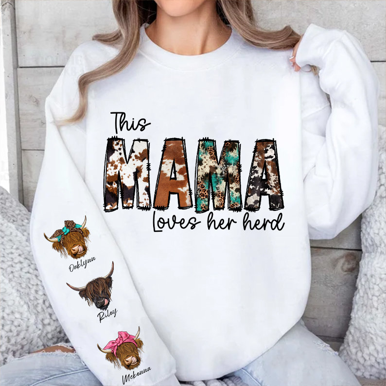 This MAMA wears her herds on her sleeve PNG, Custom Mama val - Inspire ...