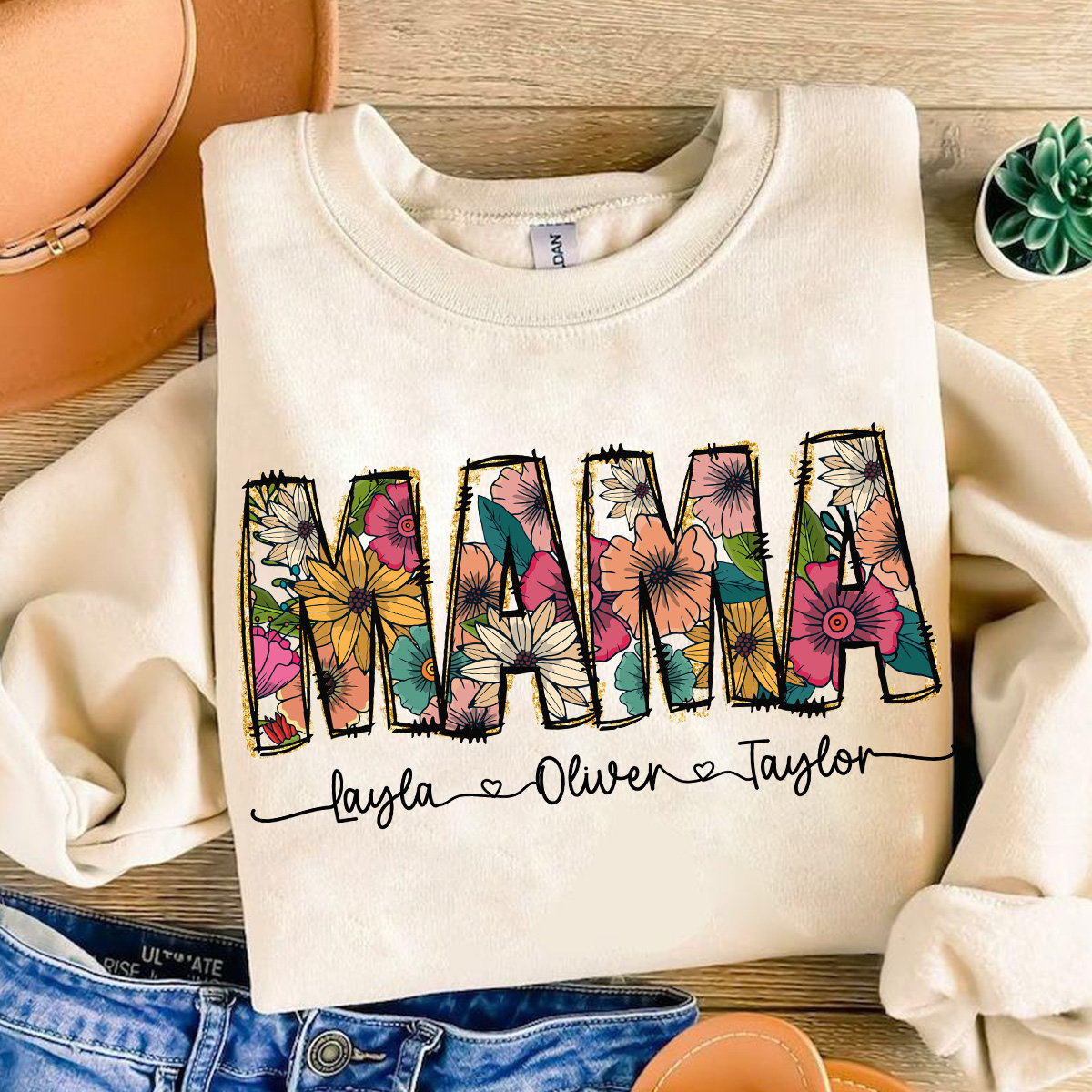 Floral Mama png, Mama Flower Glitter png, Mama Flower with K | Inspire ...