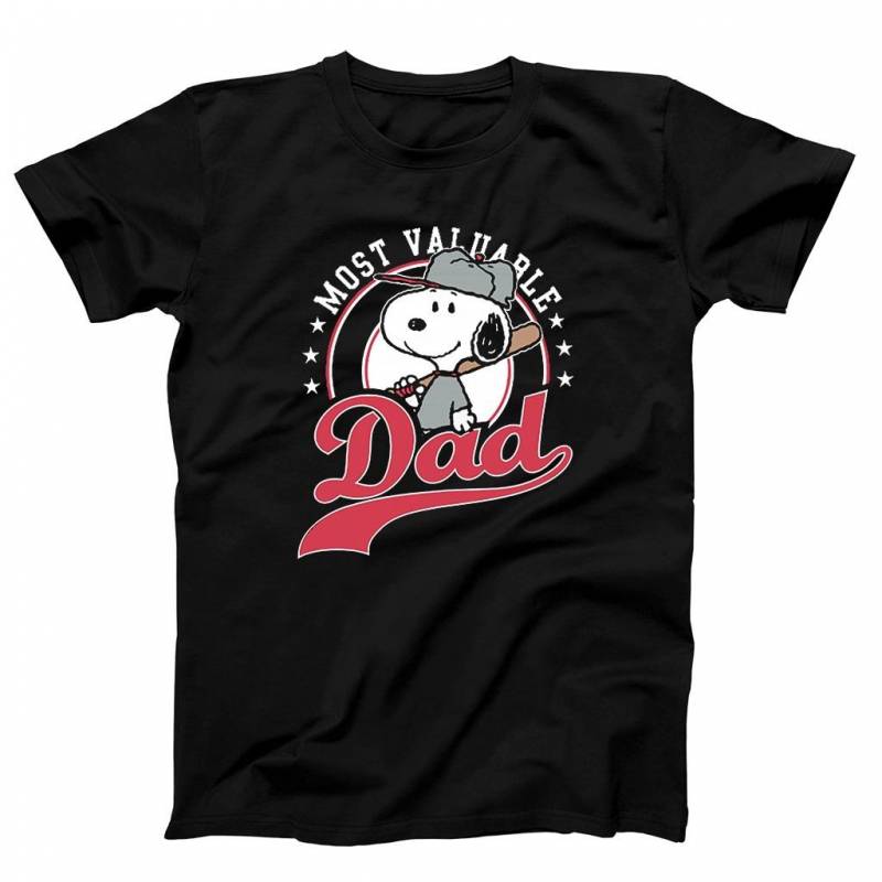 Happy Fathers Day Most Valuable Dad Snoopy Men&8217s T-Shirt | Inspire ...