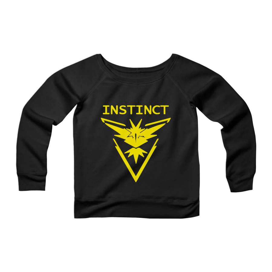 Team Instinct Pokemon Go Yellow Zapdos Lightning CPY Womans | Inspire ...
