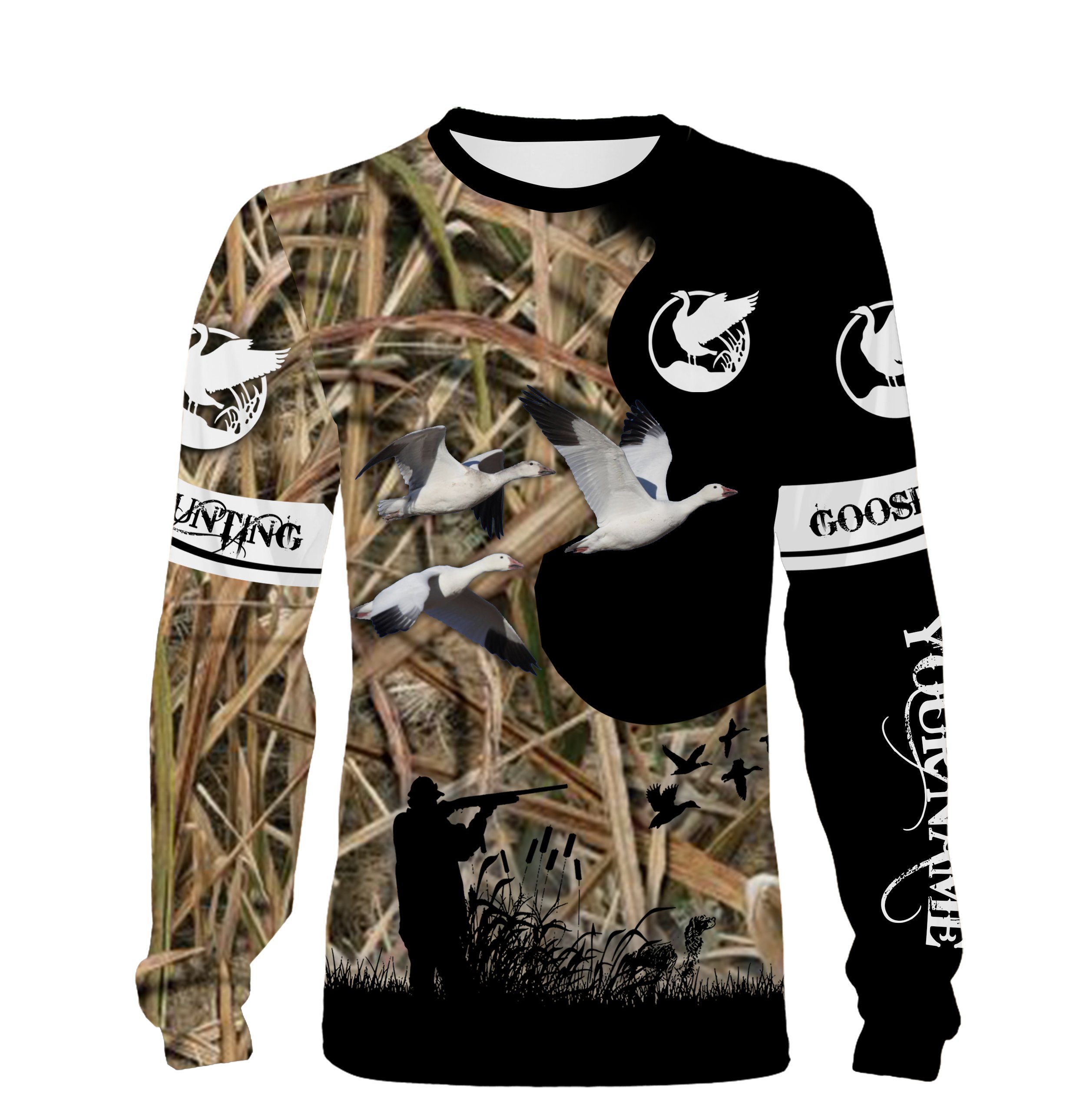 Snow Goose hunting camo customize Name 3D All over print Shi | Inspire ...