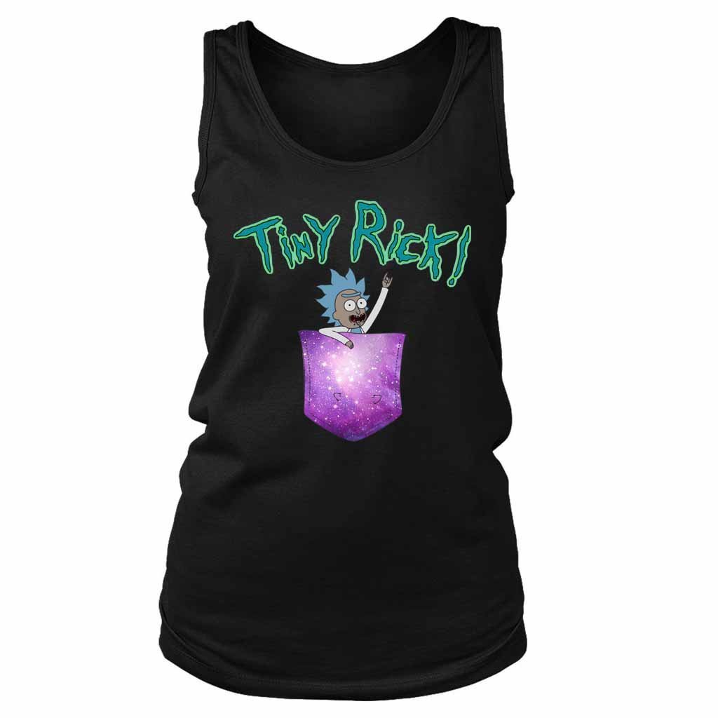 Tiny Rick Space Pocket Rick And Morty Comedy Women&8217S Tan | Inspire ...