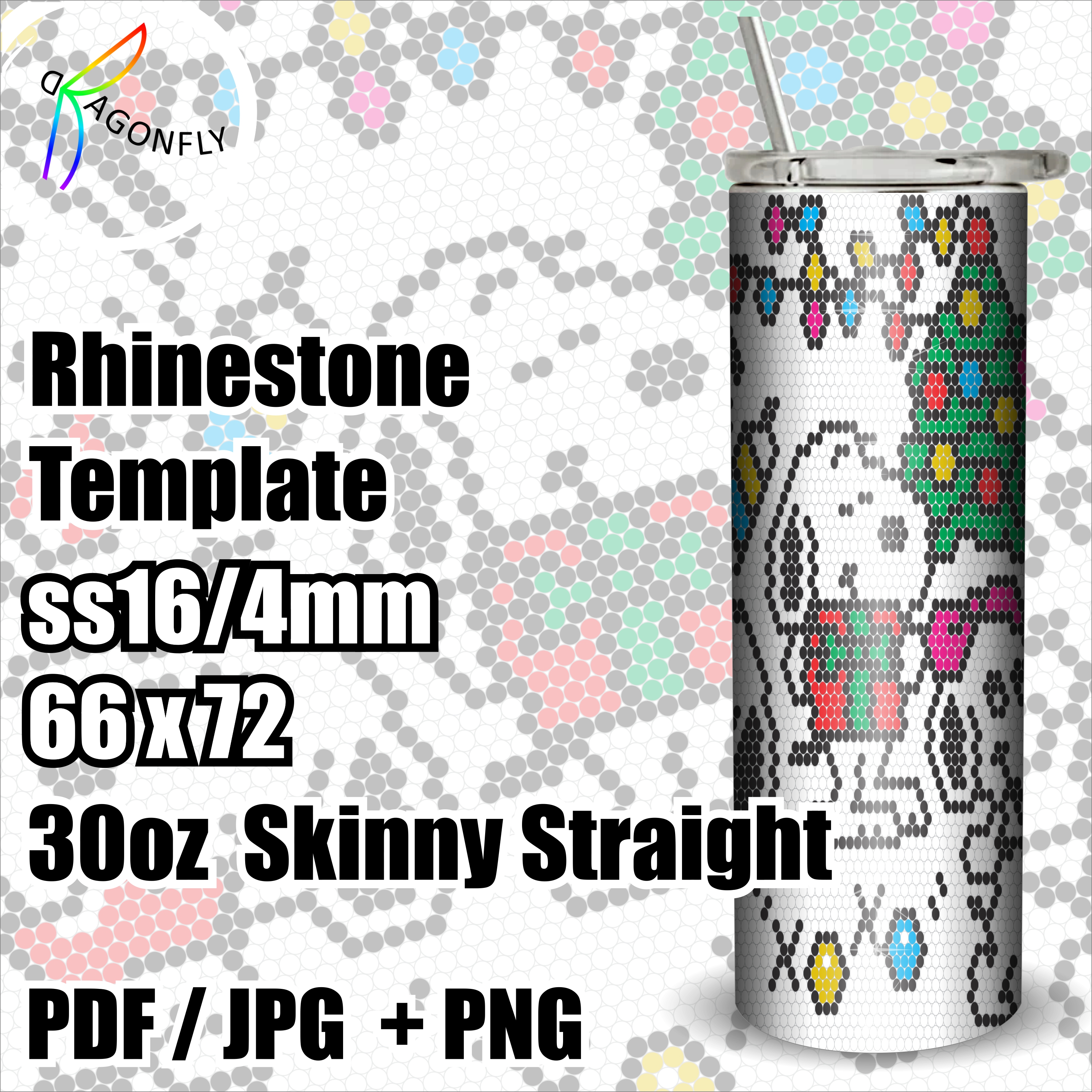 Rhinestone tumbler template /Christmas Snoopy Bling tumbler | Inspire ...