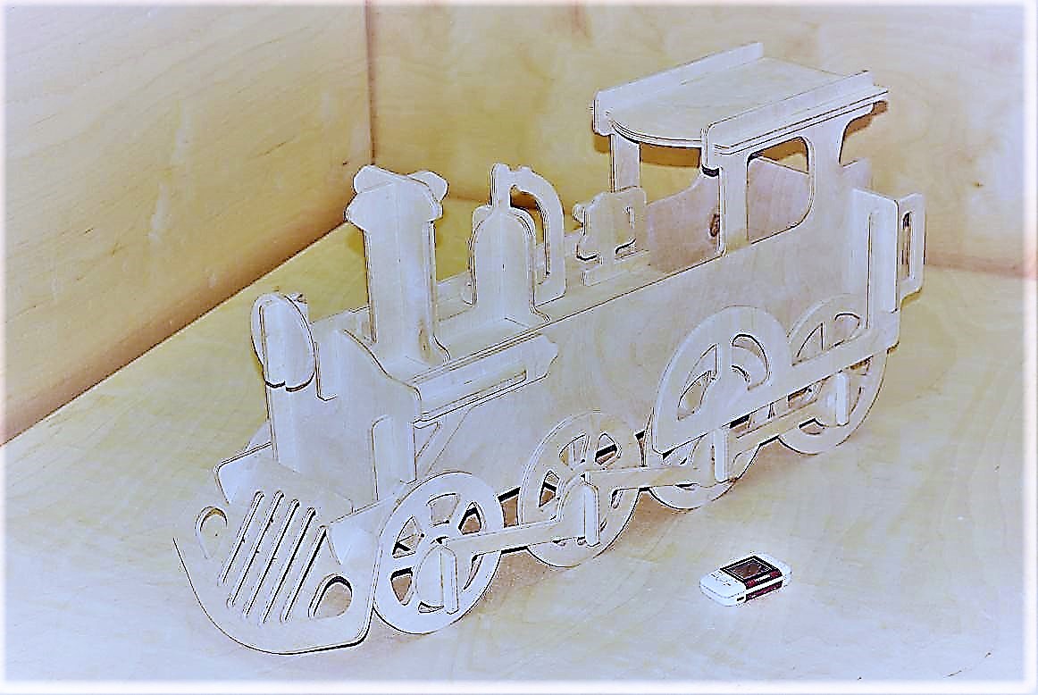 Digital Template Cnc Router Files Locomotive Cnc for Wood La | Inspire ...