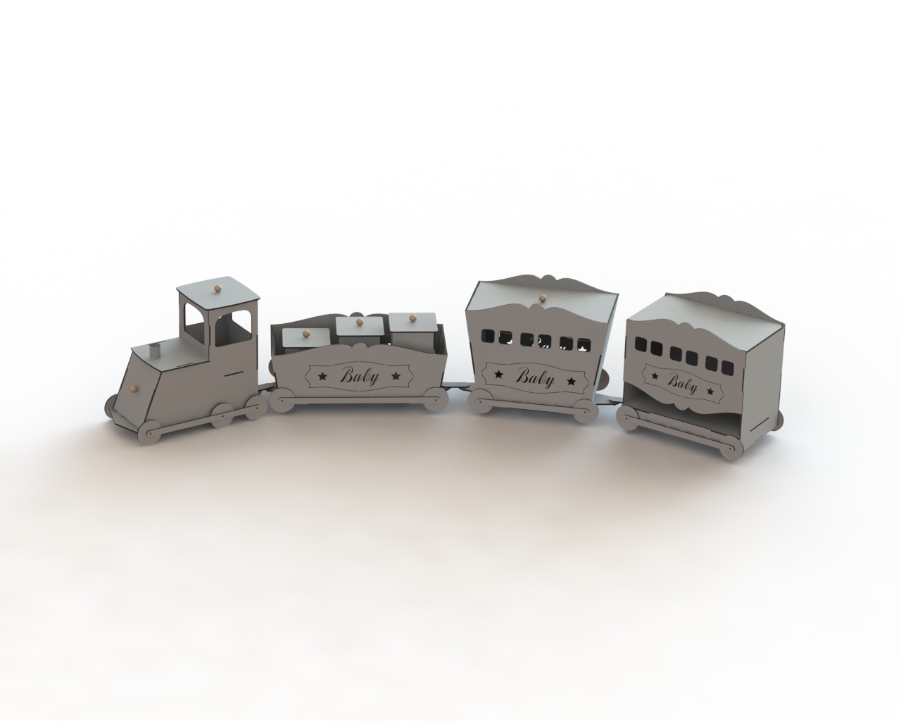 Digital Template Cnc Router Files Little Train Cnc for Wood | Inspire ...